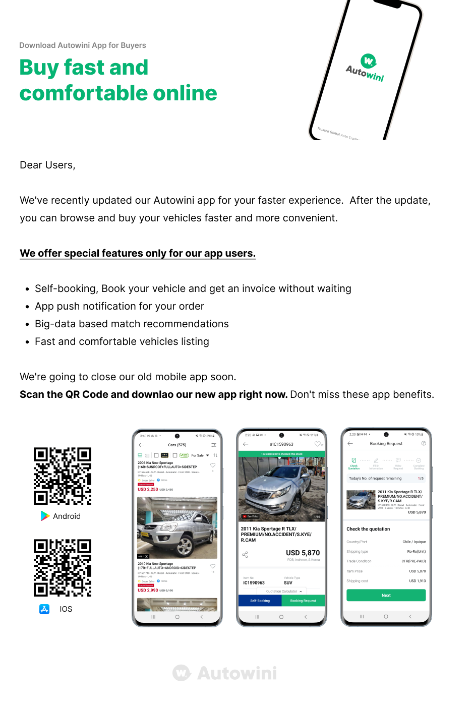 Download Autowini App for Buyers - Buy fast and comfortable online ...
