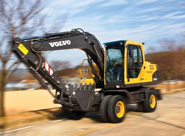 2014 Volvo EW145BP Wheel Type Excavator S.Korea | Autowini